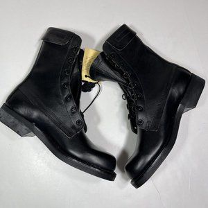 Addison | Shoes | Vtg 9s Addison Shoe Company Black Combat Boots Mens 6 ...